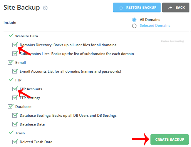 How to Generate and Download a Full Backup of Your Account in DirectAdmin